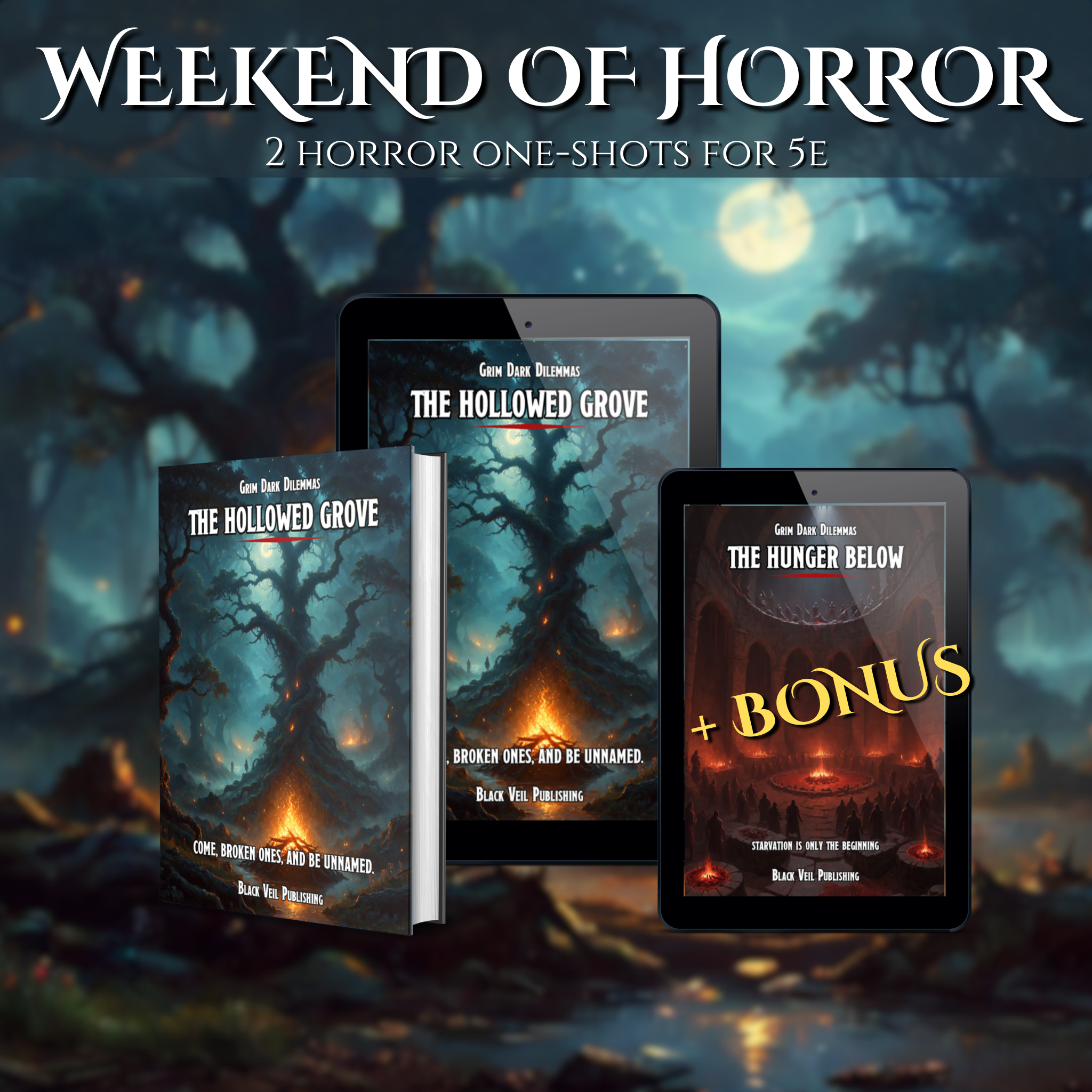 Weekend of Horror: A Grim Dark Dilemmas Double Feature (5e) – Black ...